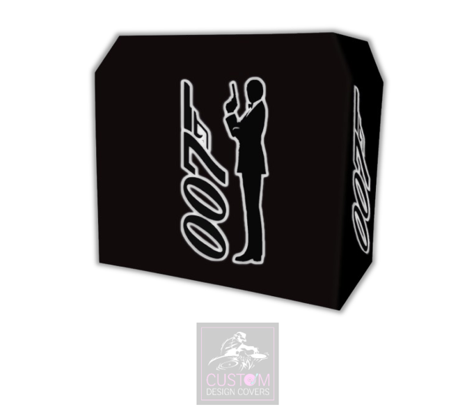 007 Secret Agent Lycra DJ Booth Cover – Custom Design Covers
