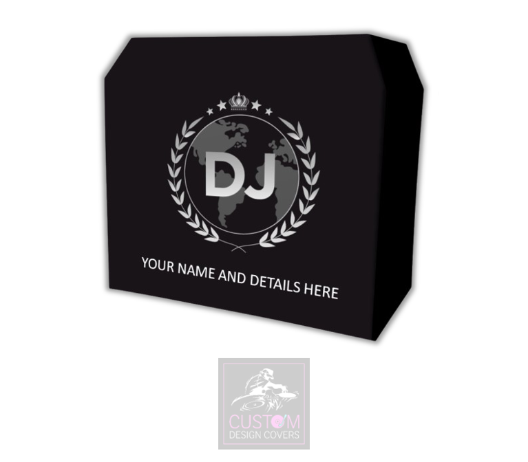 Custom DJ Logo Lycra DJ Booth Cover – Custom Design Covers