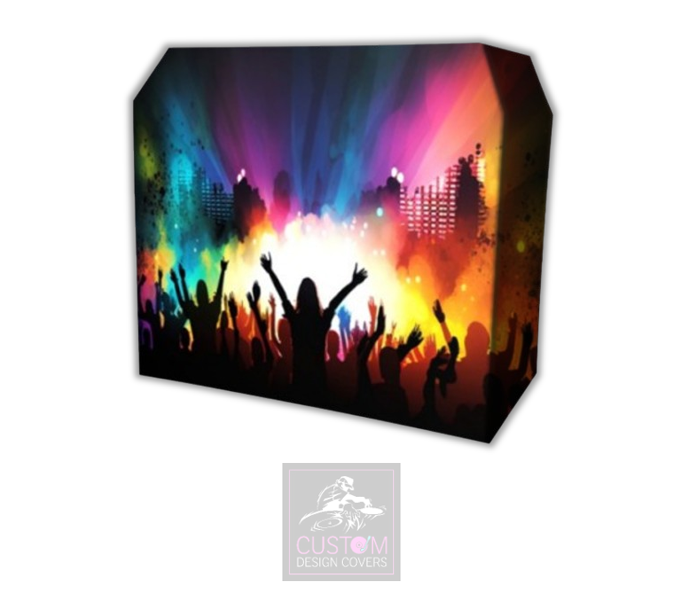 Party Lycra DJ Booth Cover – Custom Design Covers