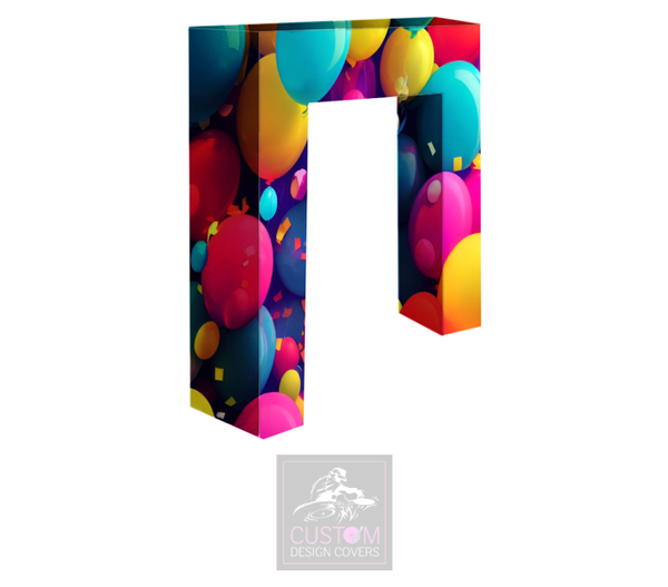 Balloons Themed Event Arch Cover – Custom Design Covers