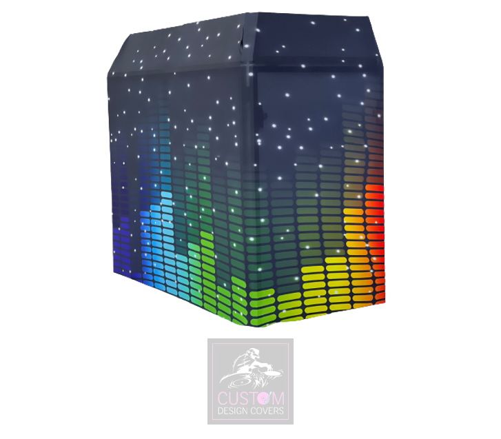 The Equalizer Lycra DJ Booth Cover – Custom Design Covers