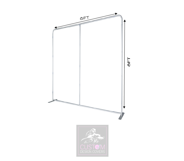 Backdrop Frame 8ft x 8ft – Custom Design Covers